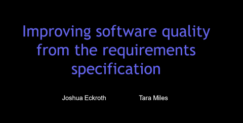 Improving Software Quality from the Requirements Specifications | SE Goldmine
